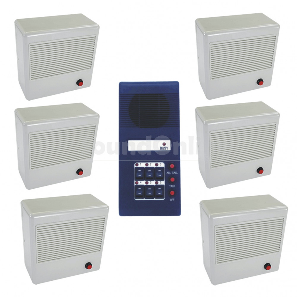 Pre-School or Daycare Intercom 6 Classroom System